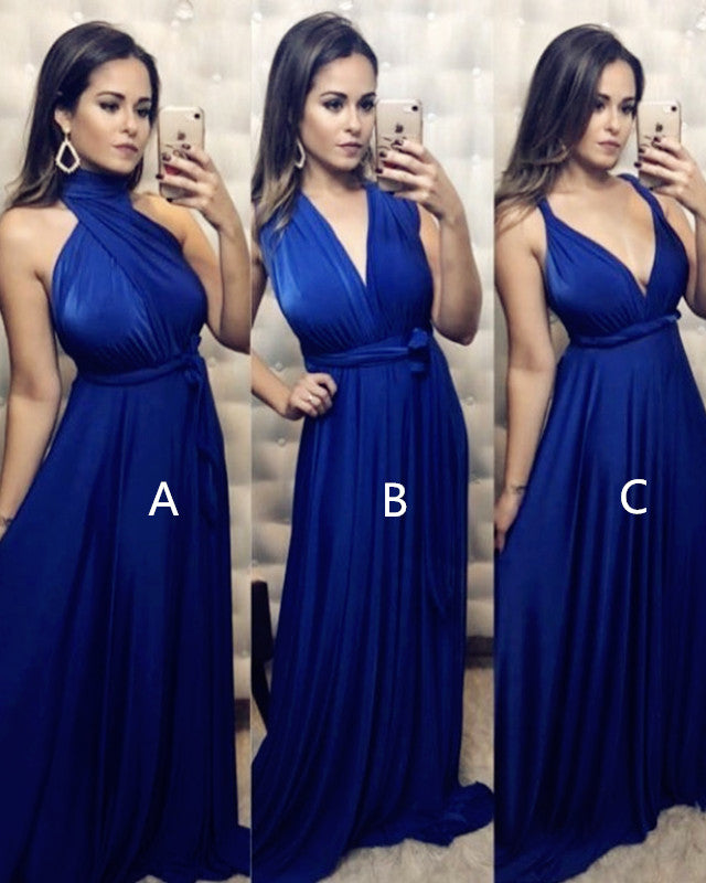 Royal Blue Bridesmaid Dresses Convertible – Lisposa
